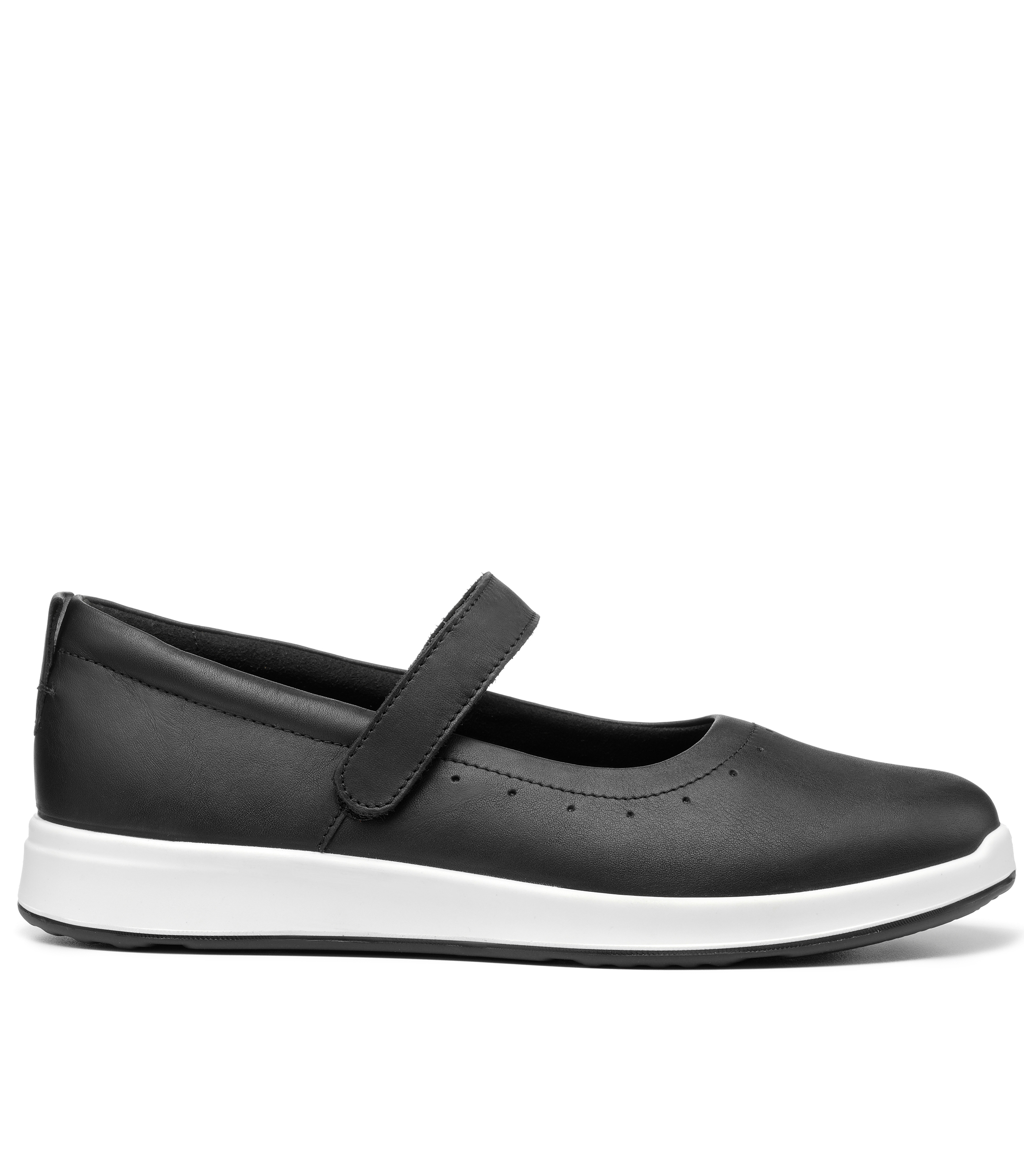 HOTTER BLACK LEATHER SLENDER SHOE | Rosella - Style inspired by elegance