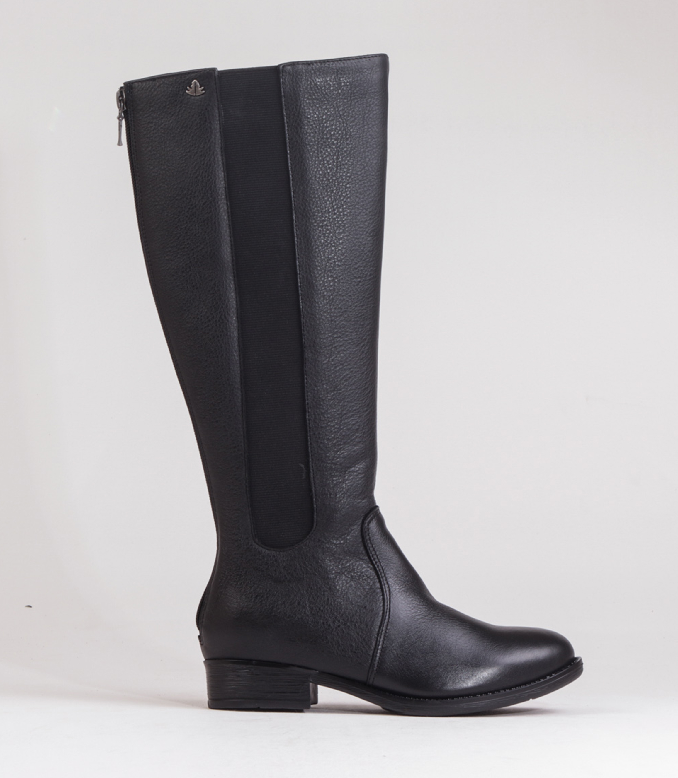 FROGGIE BLACK LEATHER KNEE HIGH BOOT | Rosella - Style inspired by elegance