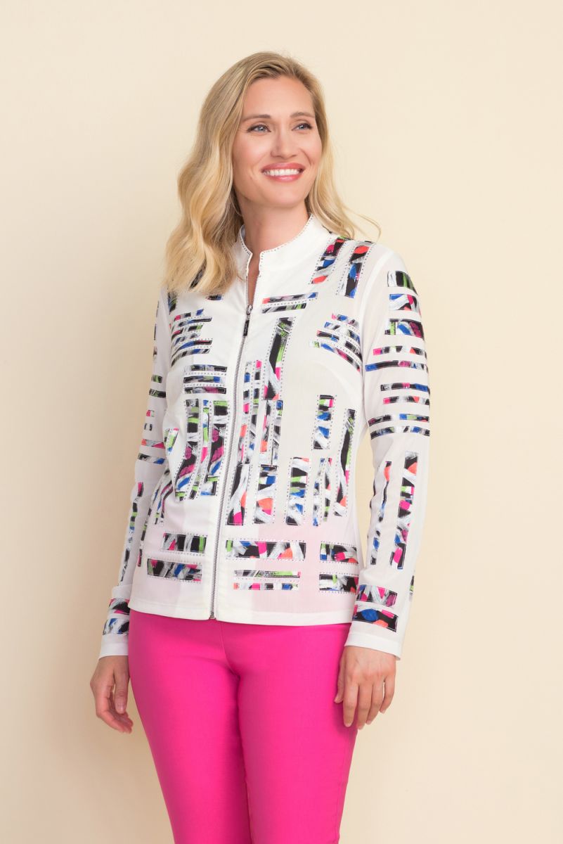 JOSEPH RIBKOFF WHITE MULTICOLOUR JACKET | Rosella - Style inspired by ...