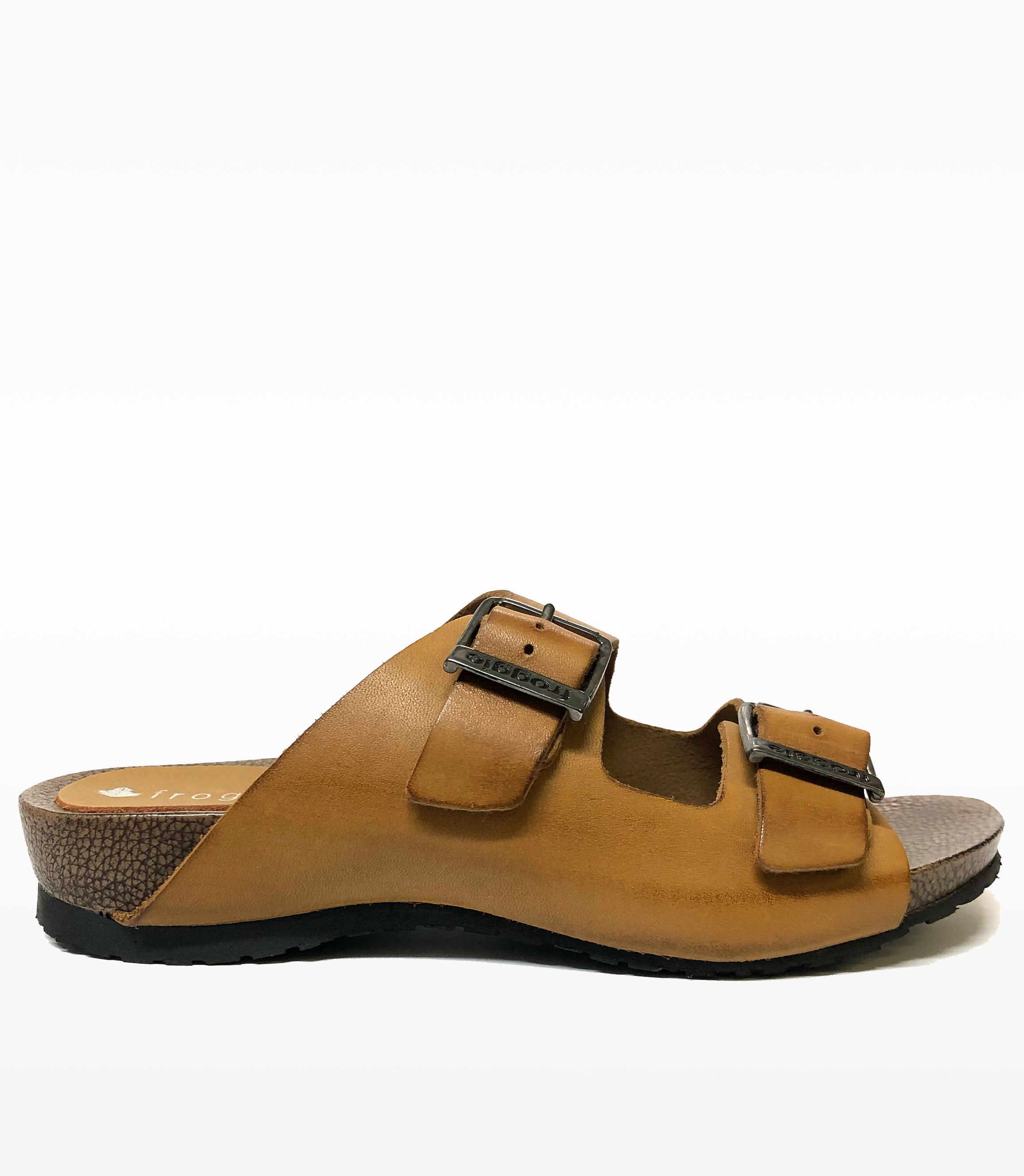 FROGGIE TAN LEATHER DOUBLE BAND SANDAL | Rosella - Style inspired by ...