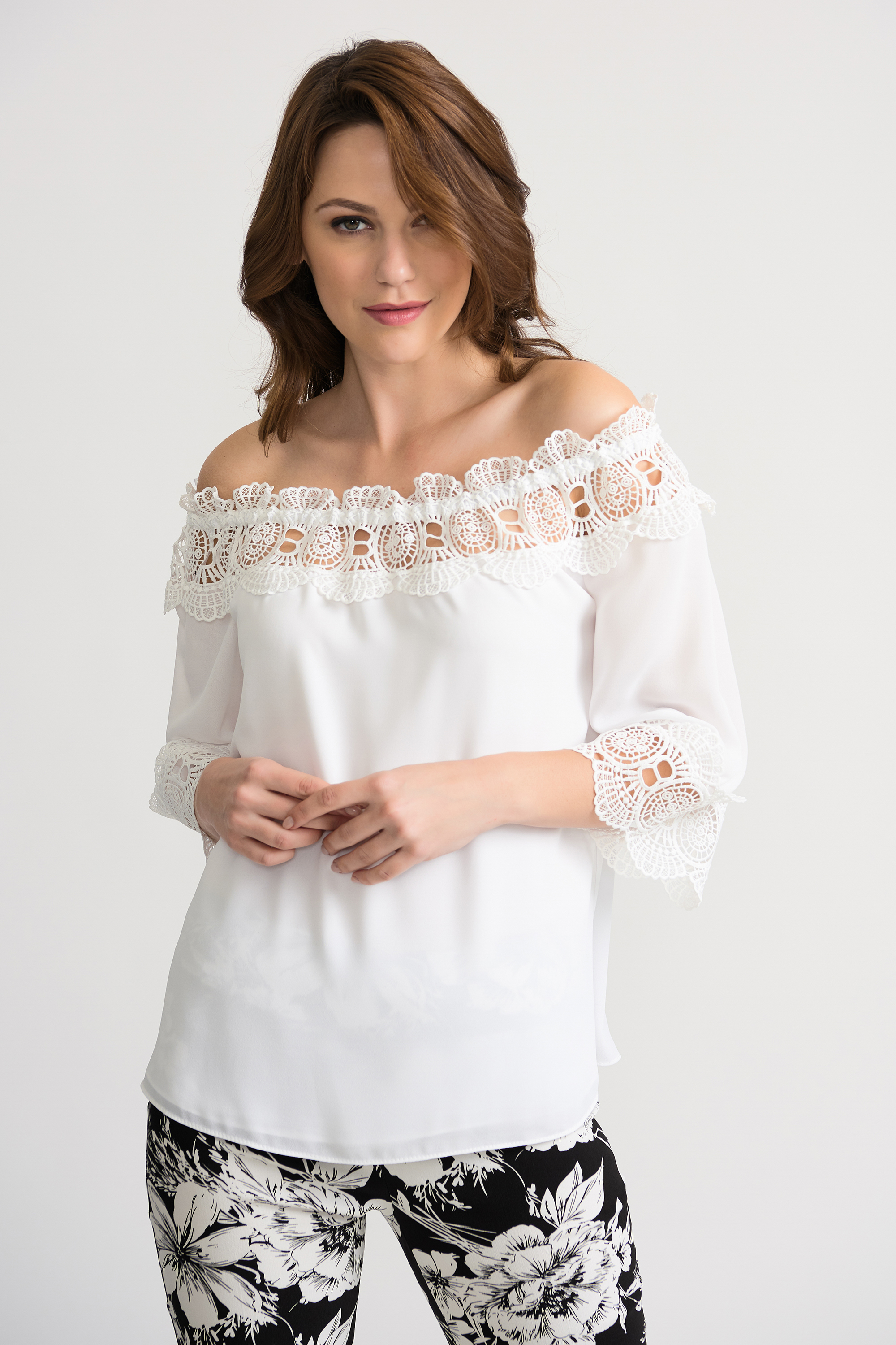 JOSEPH RIBKOFF WHITE TOP | Rosella - Style inspired by elegance