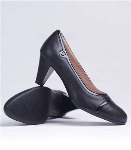 FROGGIE BLACK MULTI LEATHER HEEL | Rosella - Style inspired by elegance