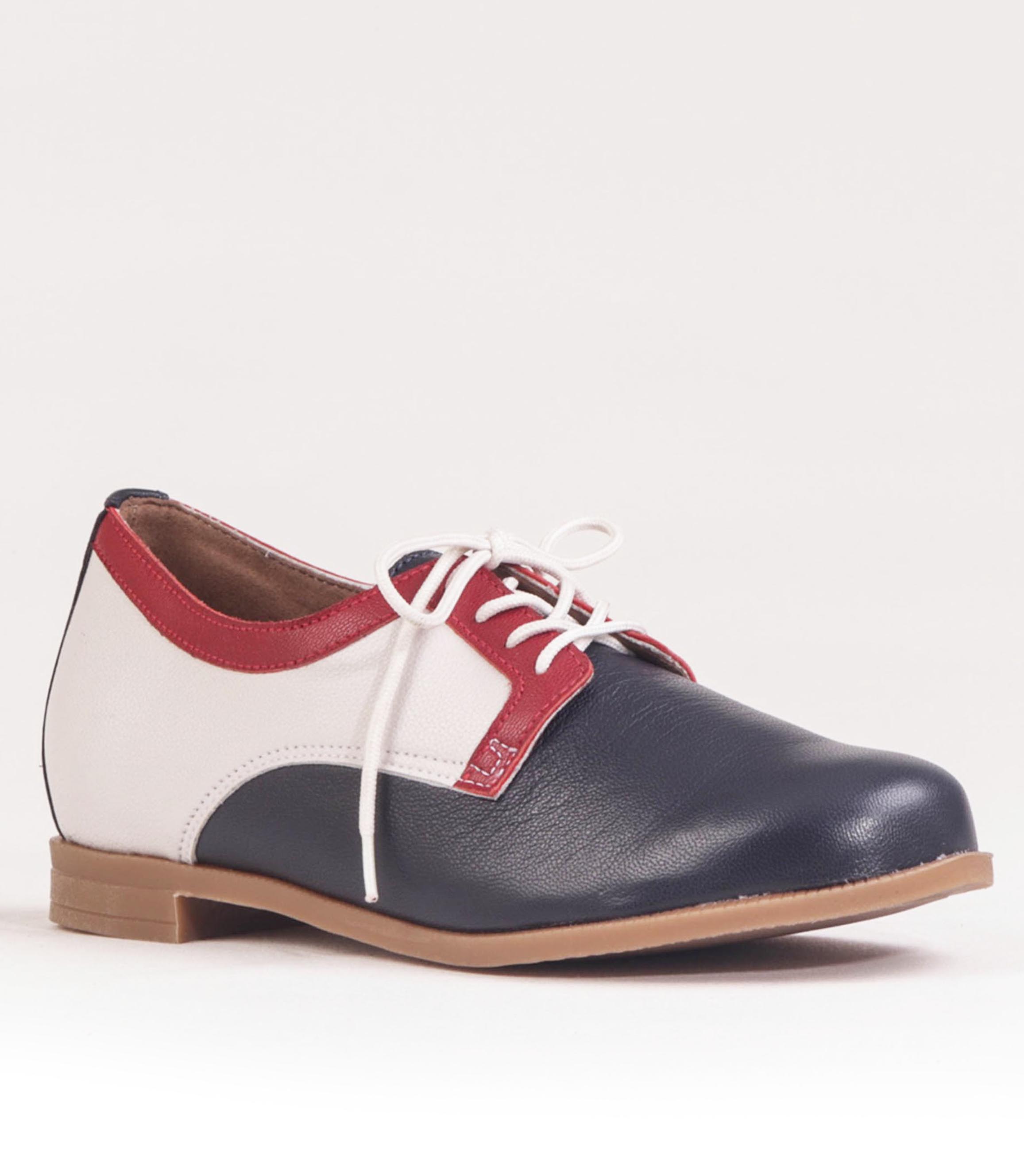 FROGGIE FRENCH LEATHER TRI COLOUR LACE-UP SHOE | Rosella - Style ...