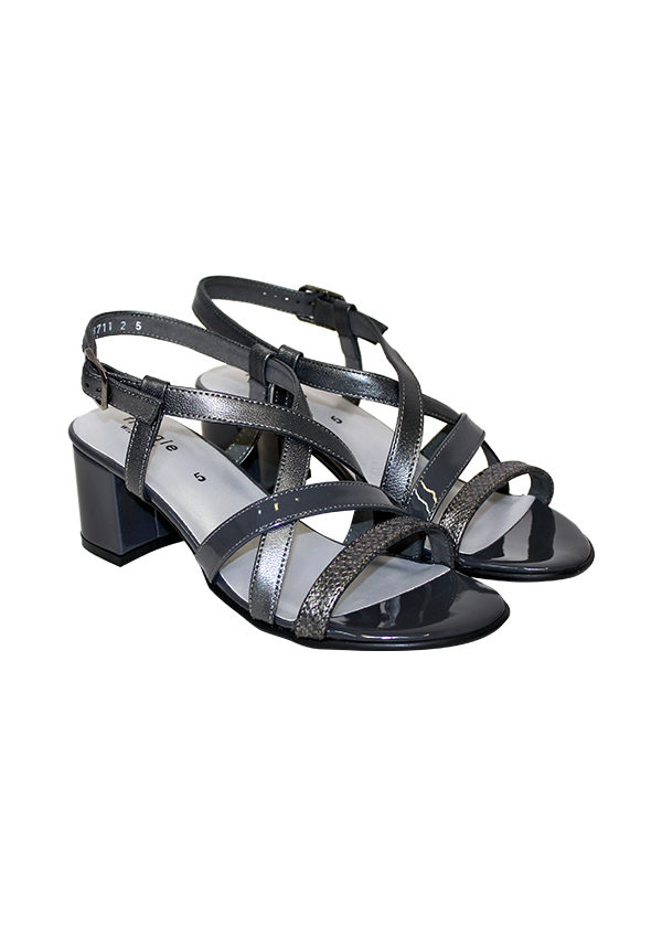 FROGGIE PEWTER SANDAL - 11917 | Rosella - Style inspired by elegance