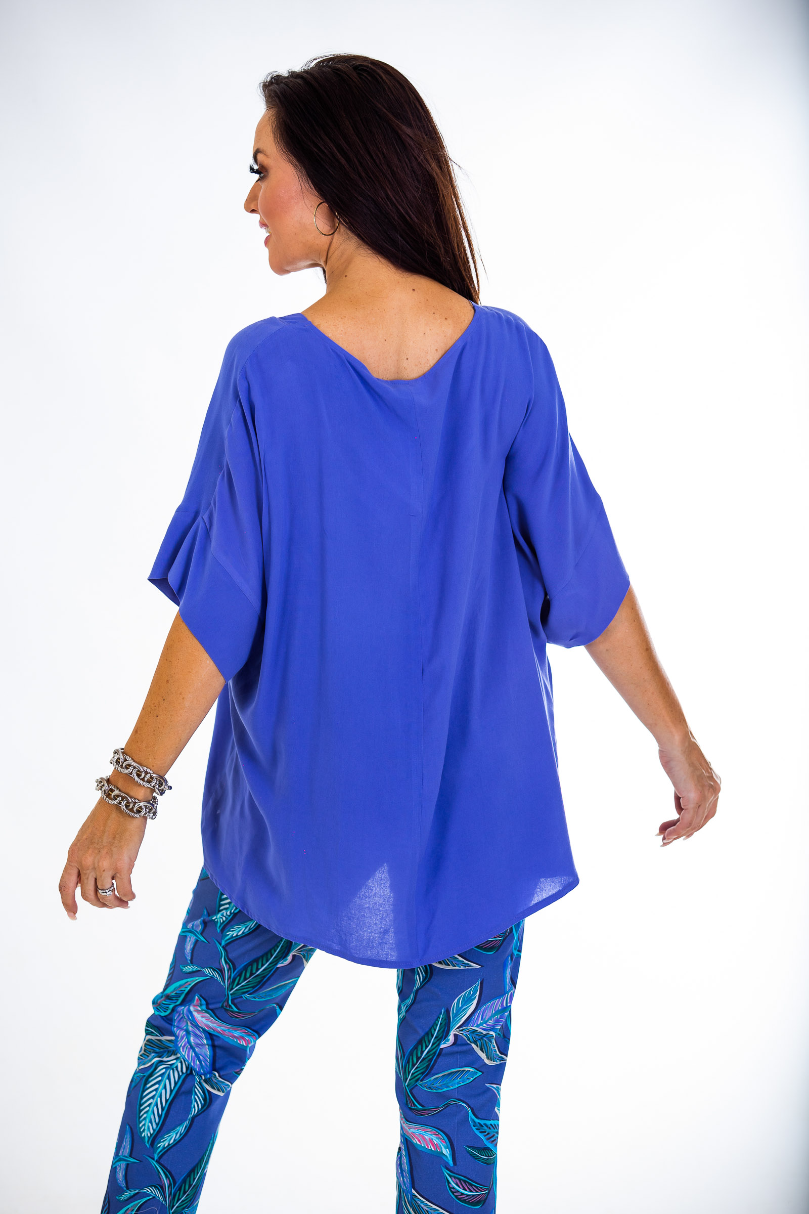 CALYPSO TUNIC CERULEAN TOP | Rosella - Style inspired by elegance