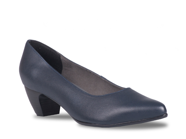 FROGGIE NAVY BLOCK HEEL COURT SHOE- 11822 | Rosella - Style inspired by ...