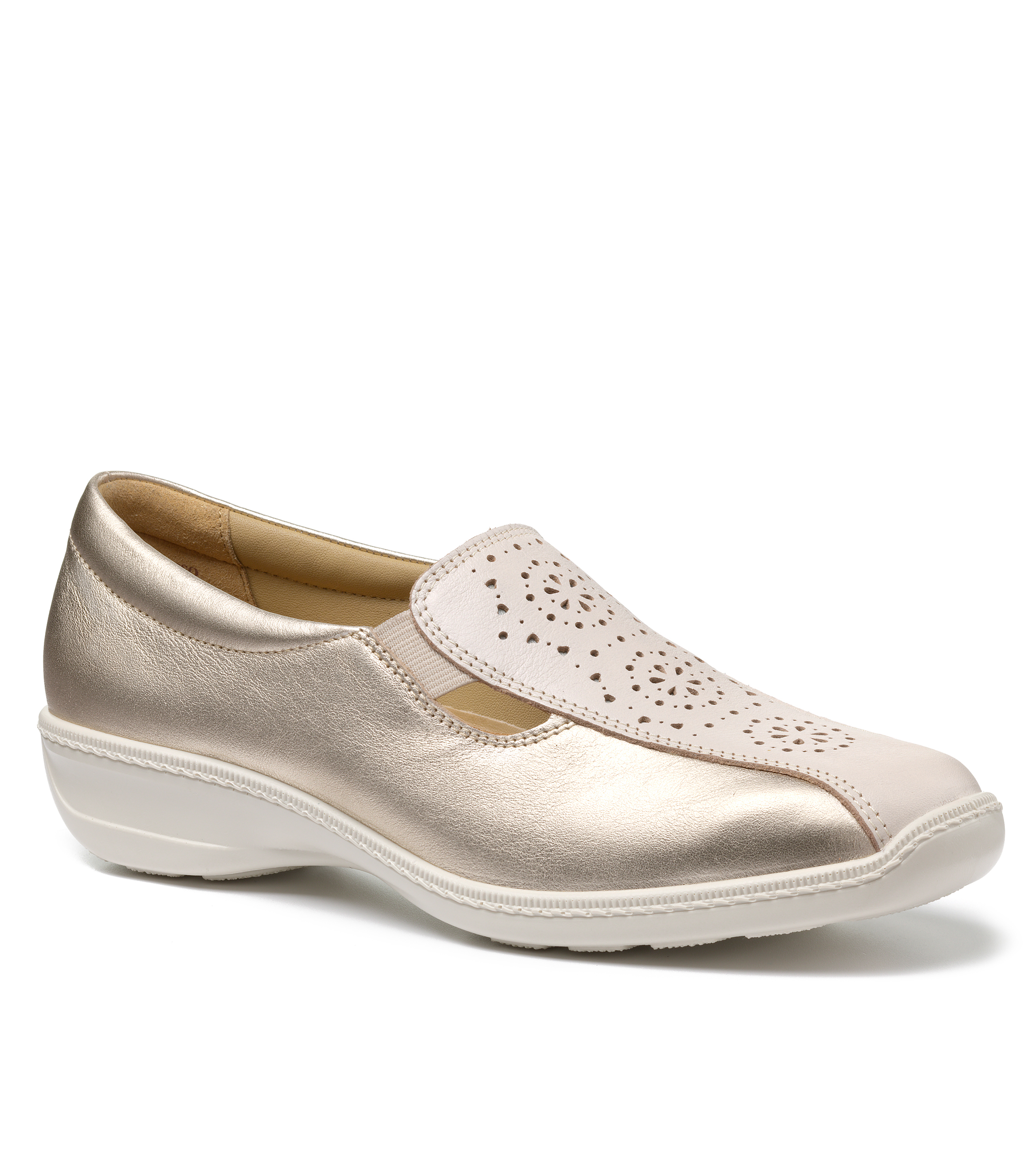 HOTTER GOLD BEIGE LEATHER CALYPSO SHOE | Rosella - Style inspired by ...